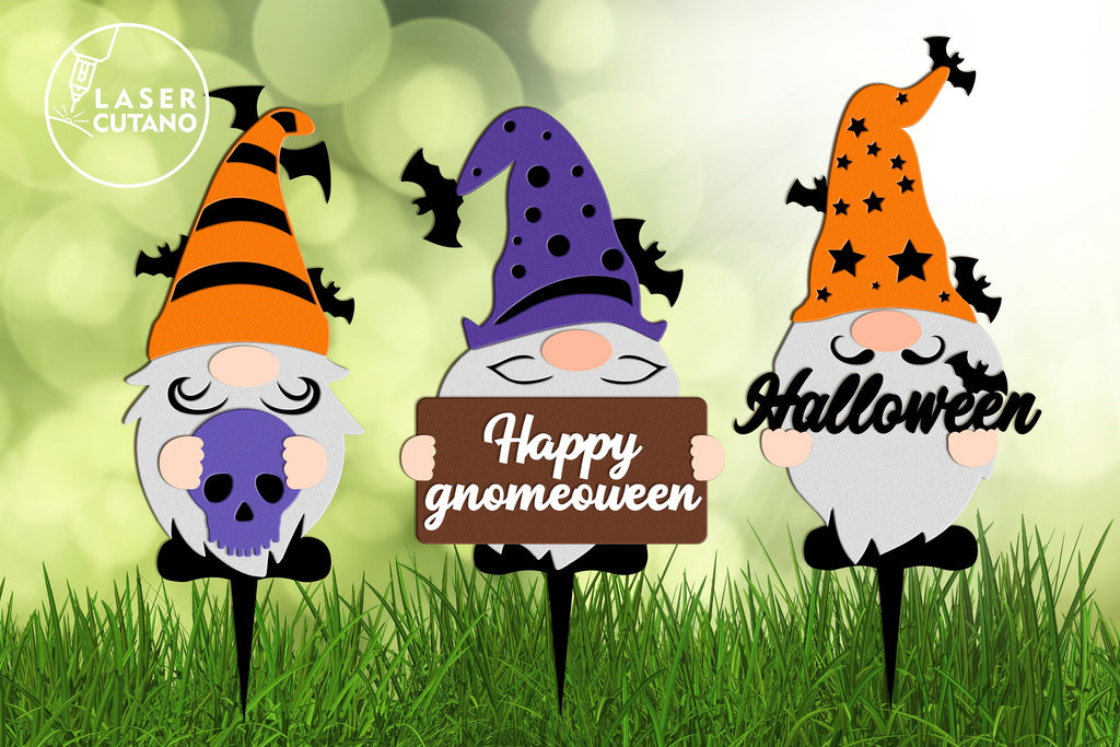 GNOMES HALLOWEEN Toppers Bundle - So Fontsy