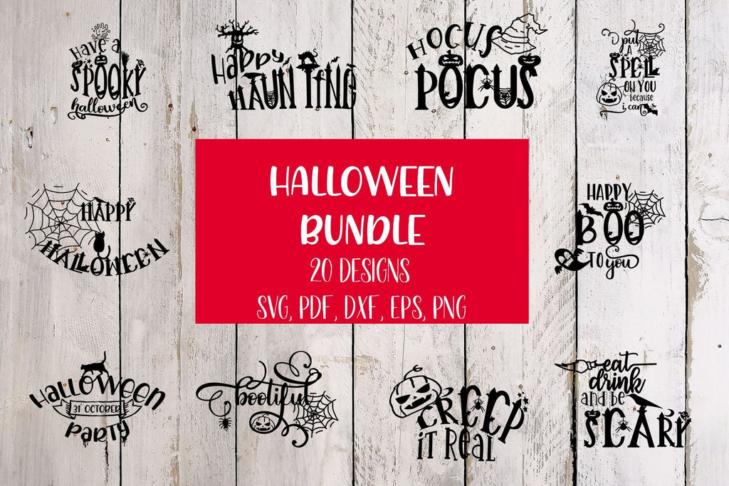 Halloween Bundle SVG Cut File - So Fontsy