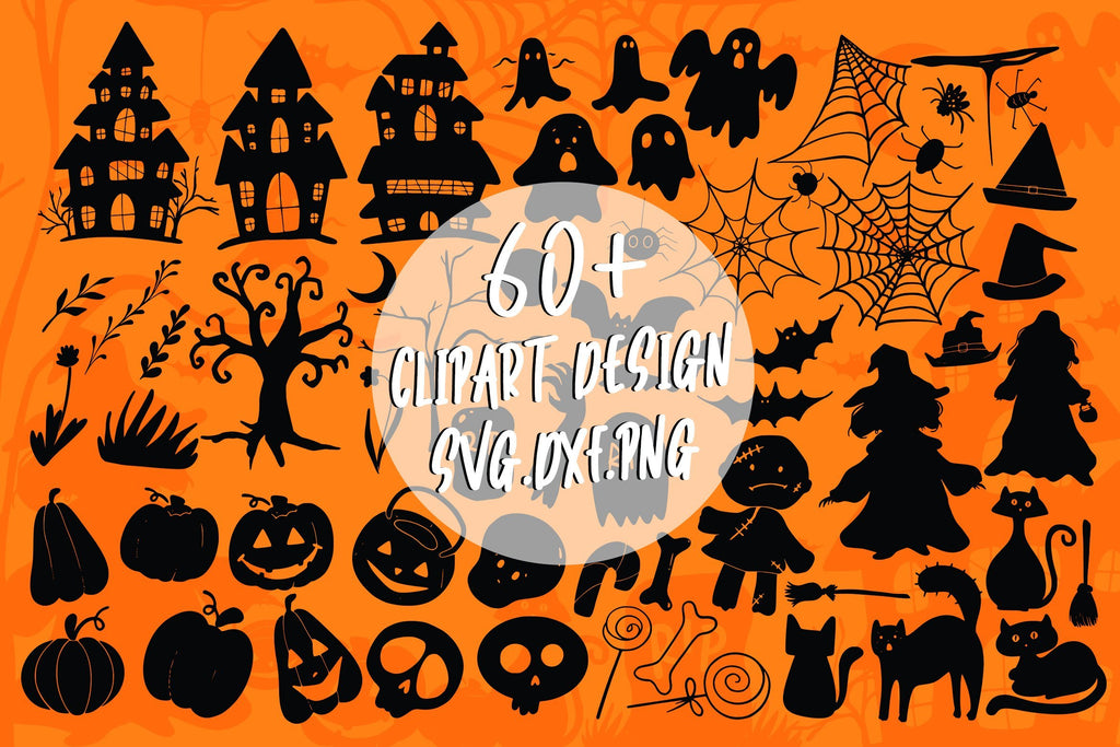 Halloween Clipart Collections Vol 2 - So Fontsy