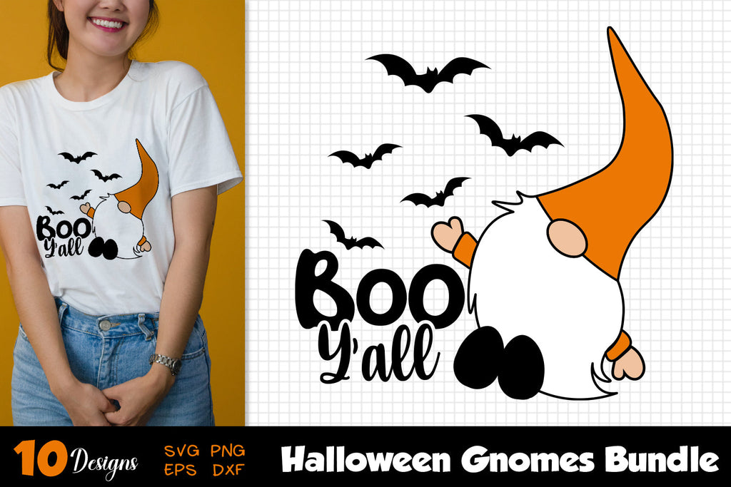 Halloween Gnomes Bundle Svg, Gnomes Svg, Halloween Svg - So Fontsy
