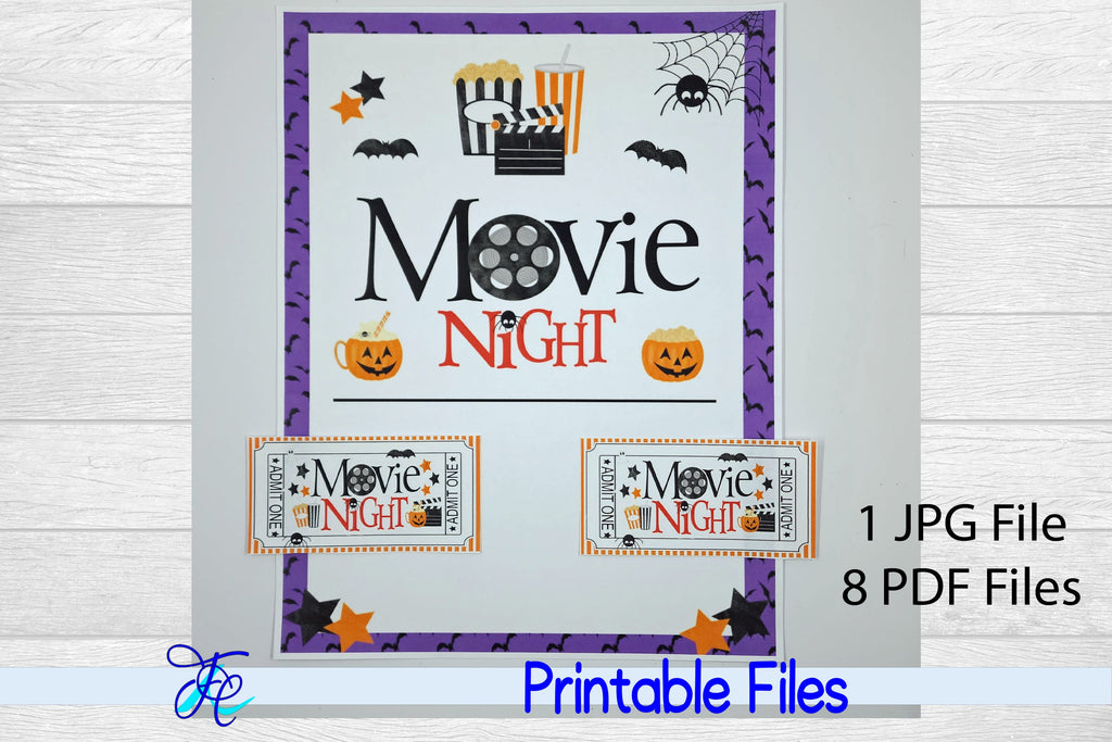 Halloween Movie Night Bundle - So Fontsy