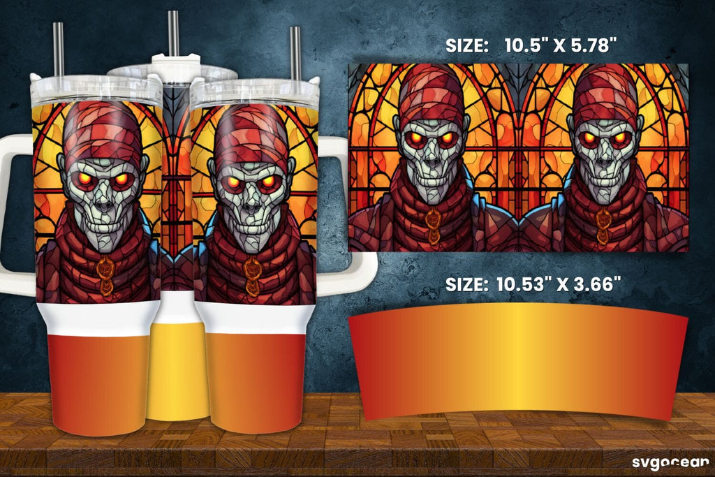 Halloween Mummy Bundle | Tumbler | Mug | Pen - So Fontsy