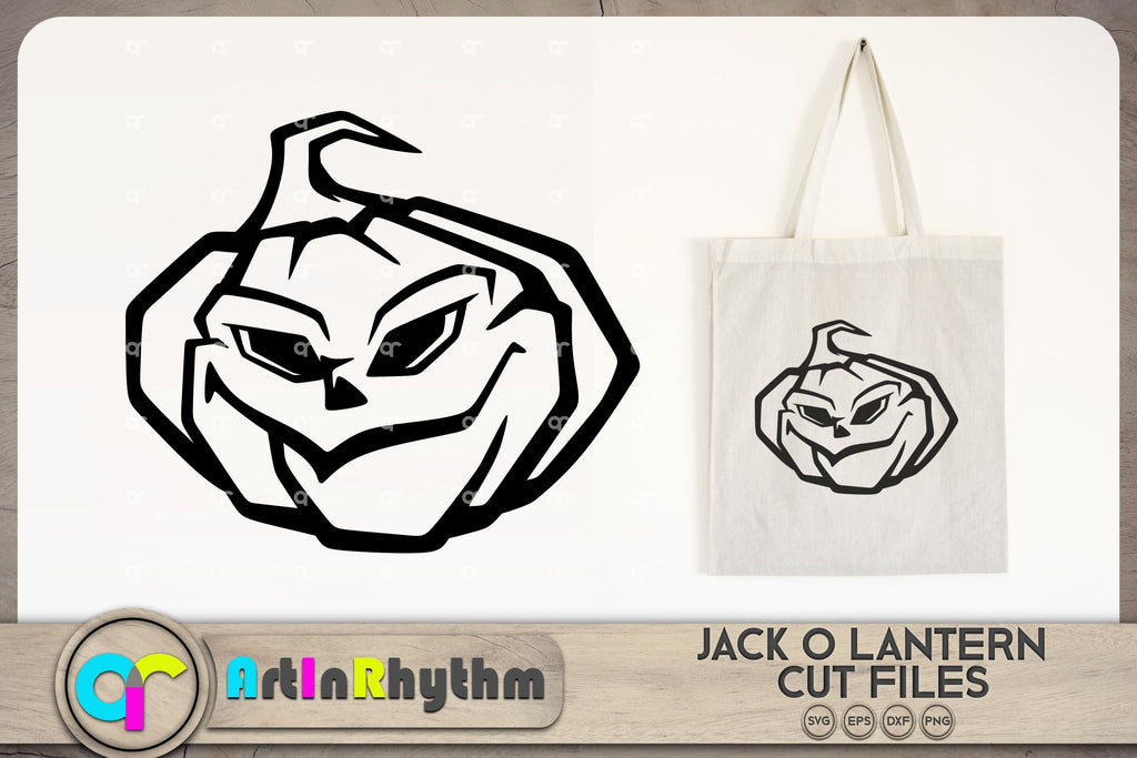Halloween pumpkin SVG / Jack o lantern SVG - So Fontsy