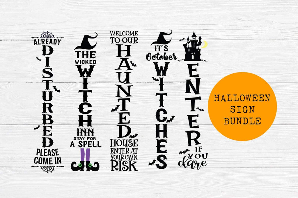 Halloween Sign Bundle - So Fontsy