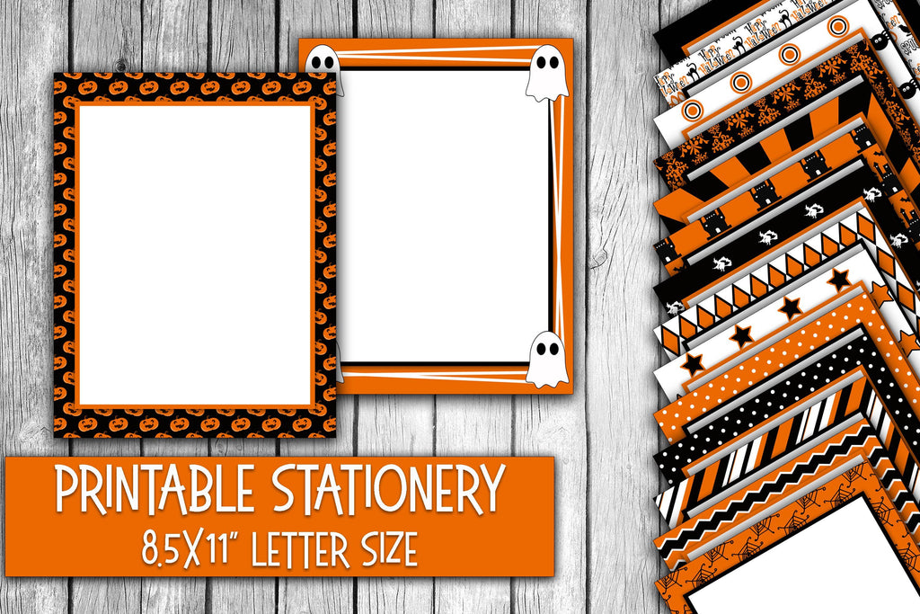 Halloween Stationery - So Fontsy
