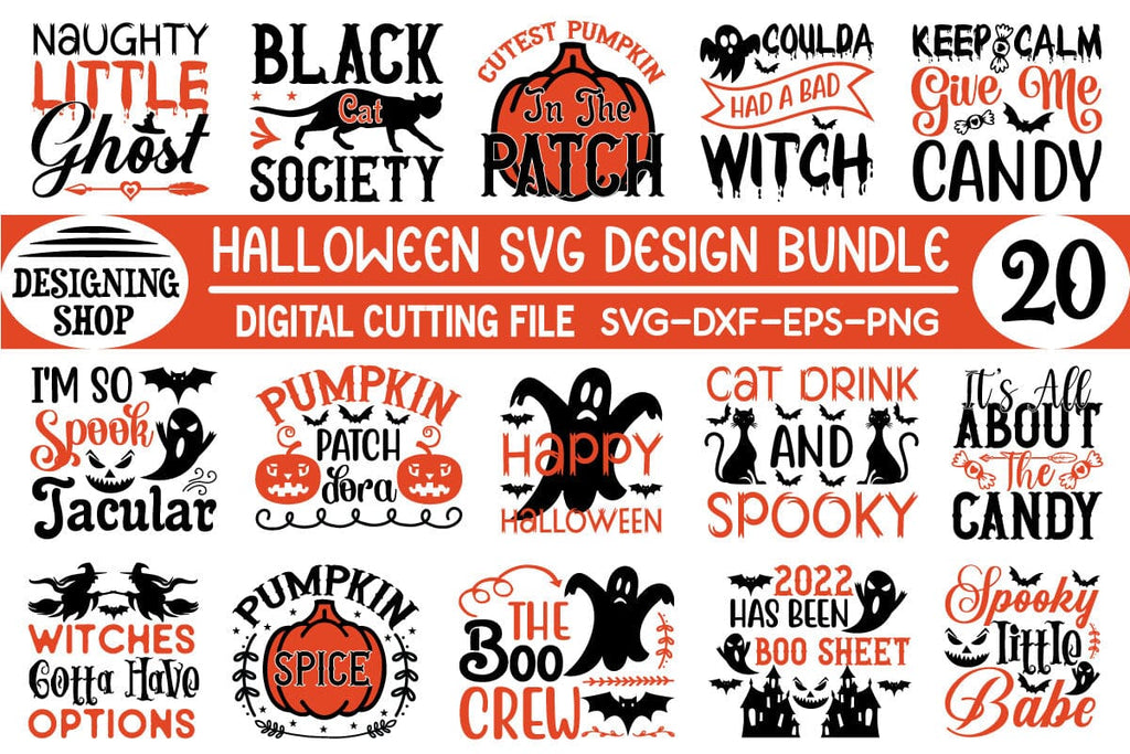 Halloween svg design bundle - So Fontsy