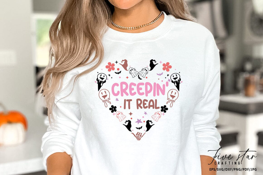 Halloween SVG Design, Creepin it real - So Fontsy