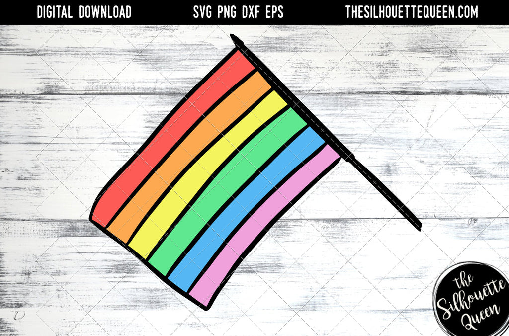 Hand Sketched Rainbow Flag Gay Pride , Lesbian , LGBT, LGBTQ, Queer ...