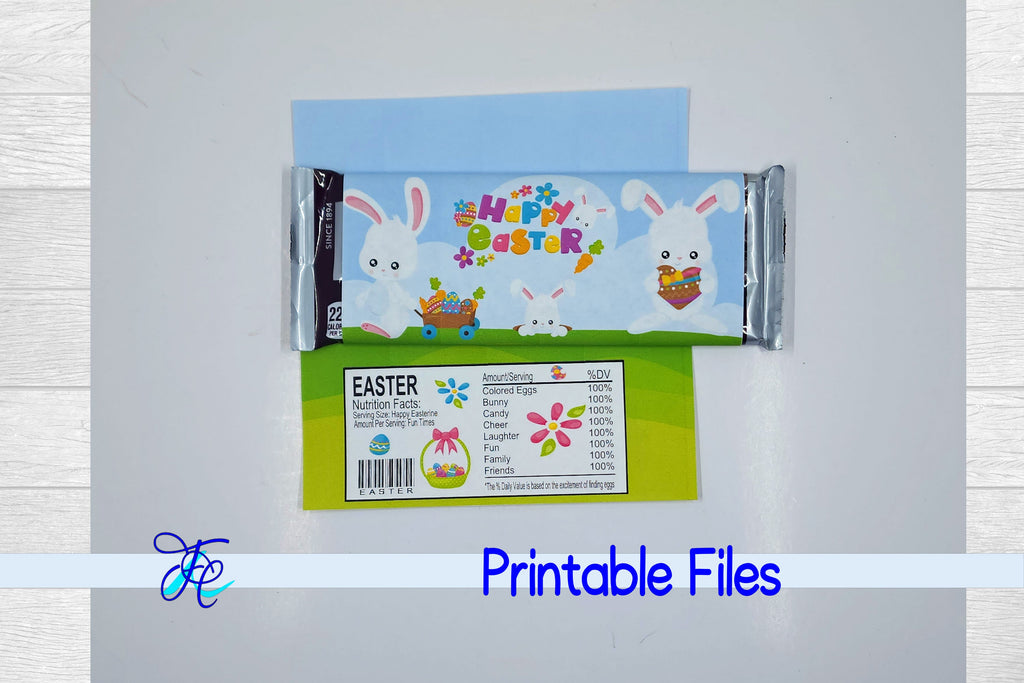 Happy Easter Candy Bar Wrapper - So Fontsy