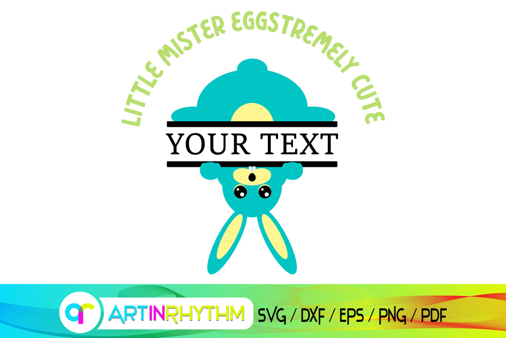 happy Easter day, egg, bunny svg, spring - So Fontsy