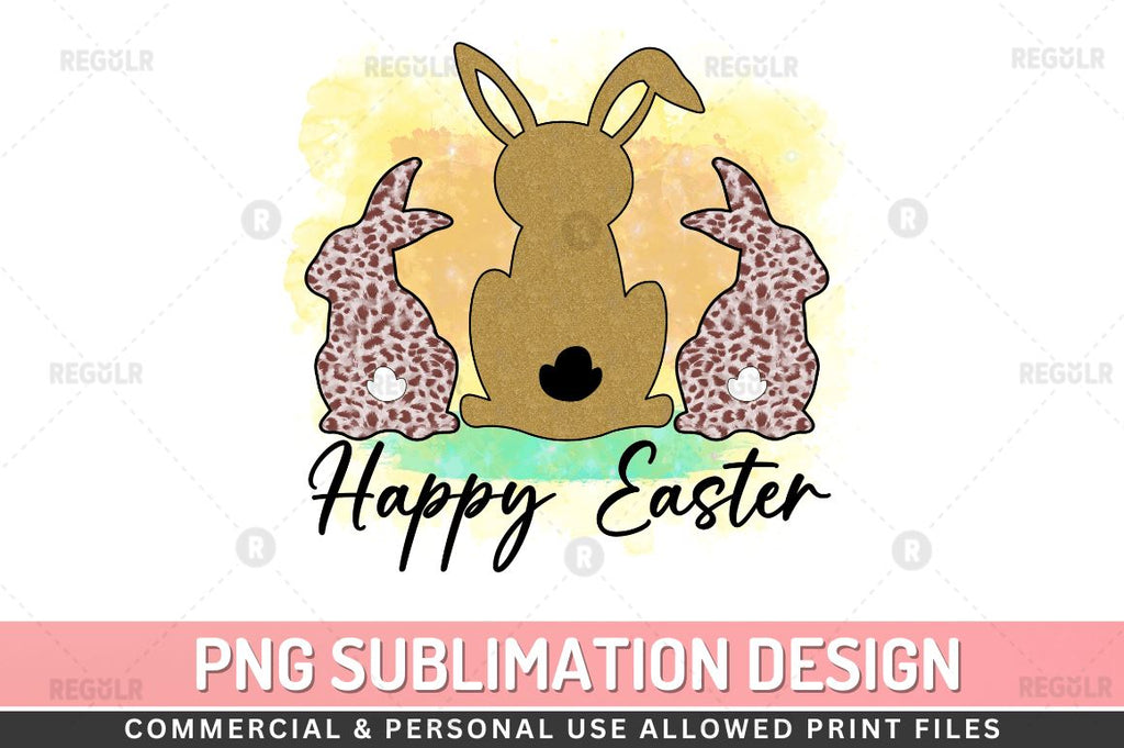 Happy easter Sublimation PNG - So Fontsy