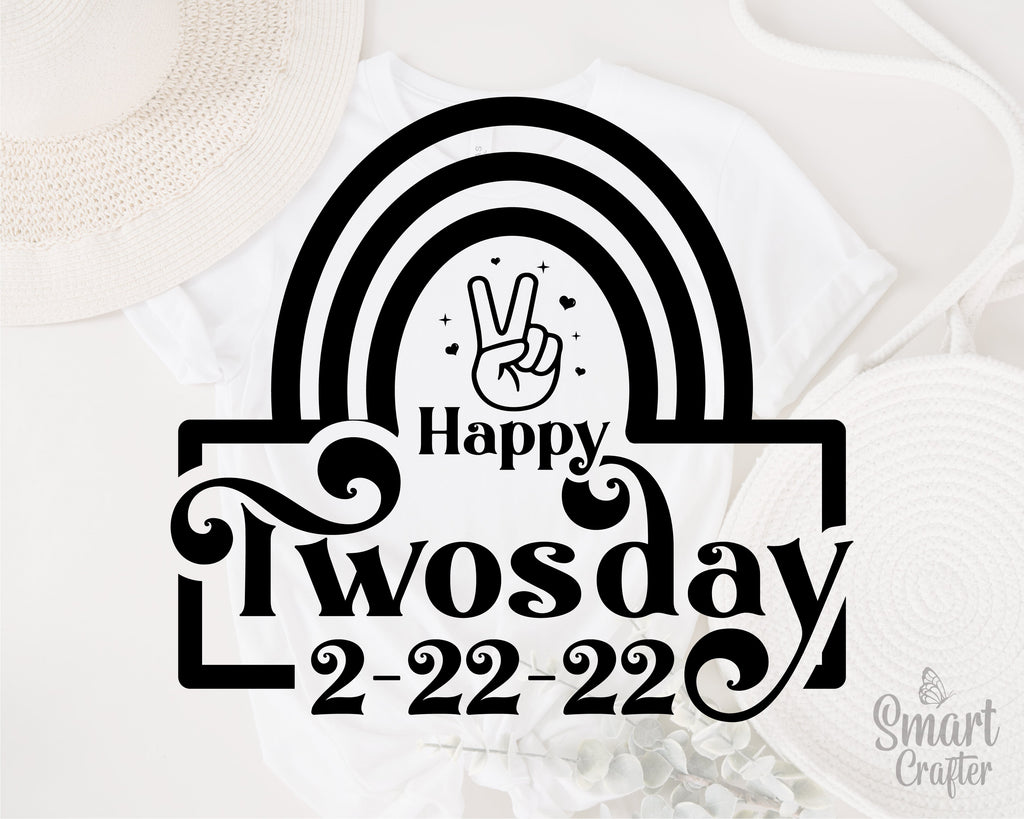 Happy Twosday 2.22.22 Svg, Twosday 2.22.22 svg, Twos Day svg, Happy ...