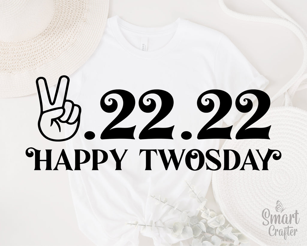 Happy Twosday 2.22.22 Svg, Twosday 2.22.22 svg, Twos Day svg, Happy ...