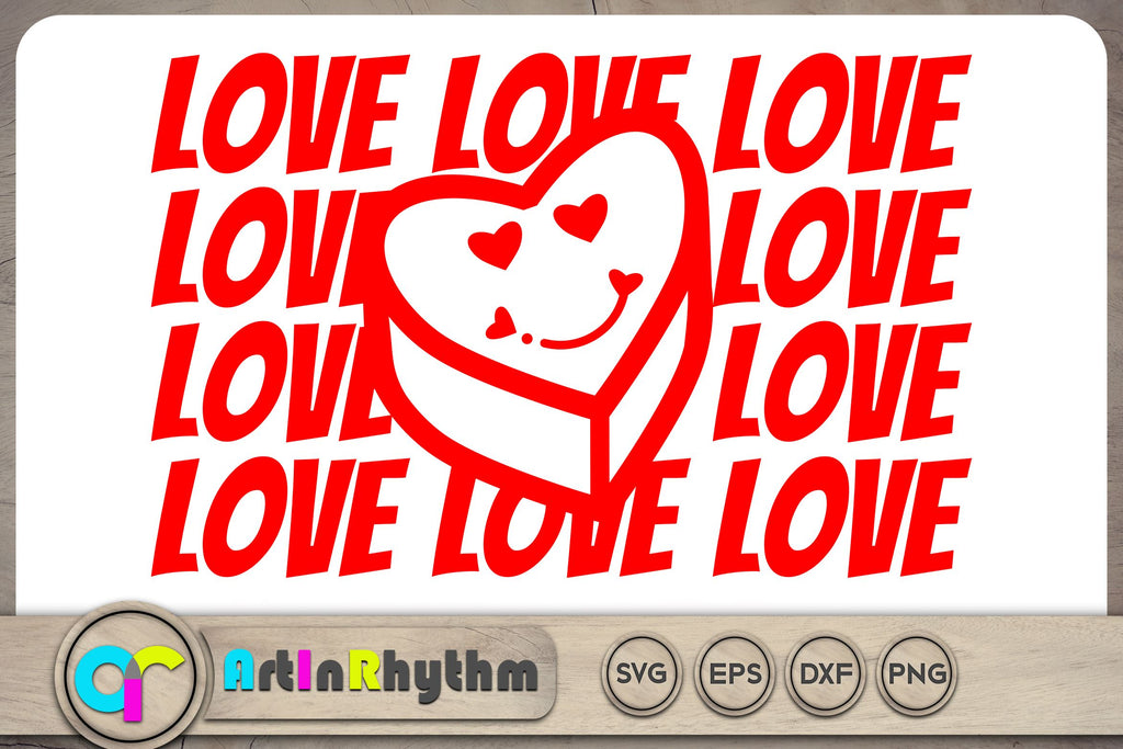 Happy Valentine's Day love SVG - So Fontsy
