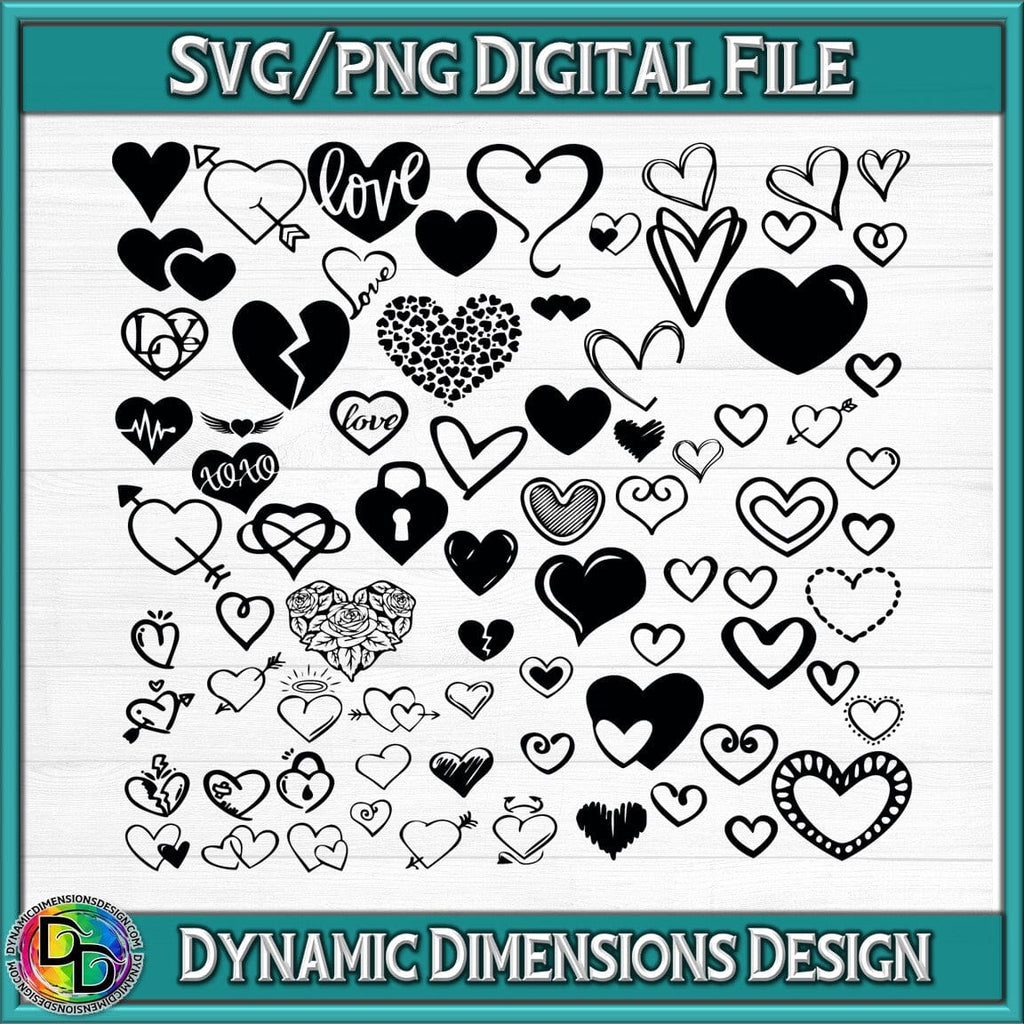 HEarts Bundle - So Fontsy