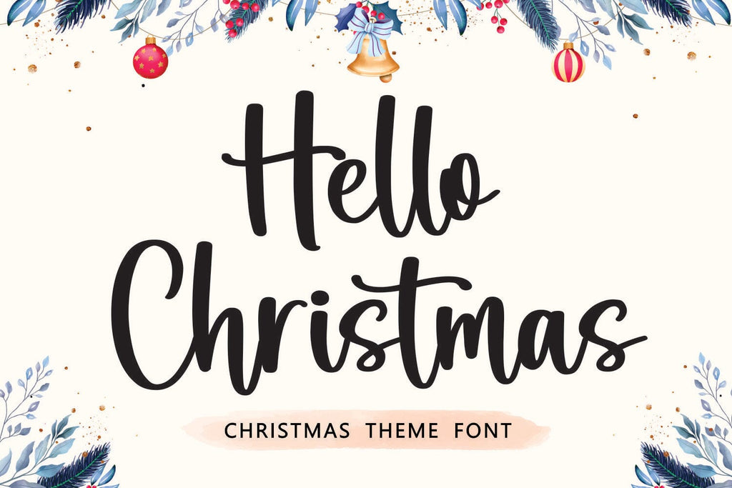 Hello Christmas - So Fontsy