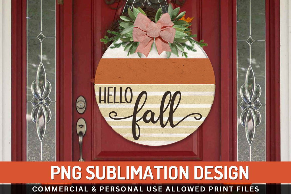 Hello fall Sublimation PNG - So Fontsy