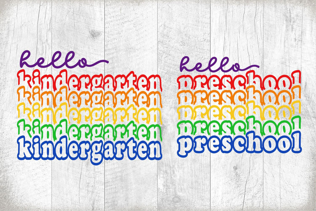 Hello Grade Bundle svg - Back To School Bundle svg - dxf - eps - png ...