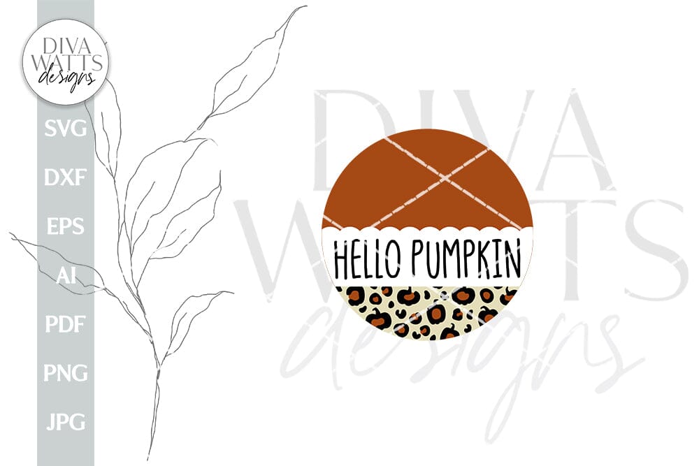 welcome pumpkin template