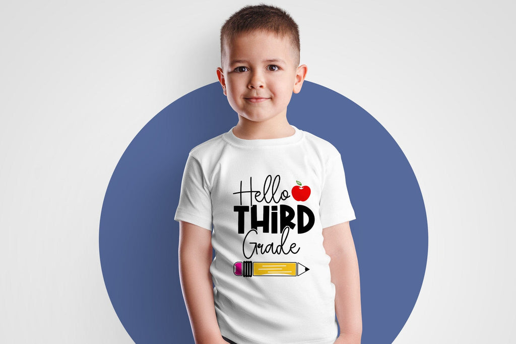 Hello Third Grade SVG | Back to School SVG - So Fontsy