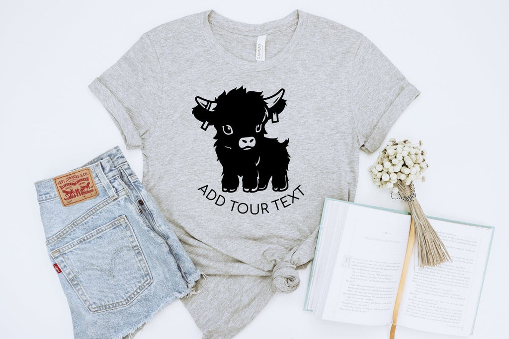 Highland Cow SVG File For Cricut Baby Cow - So Fontsy