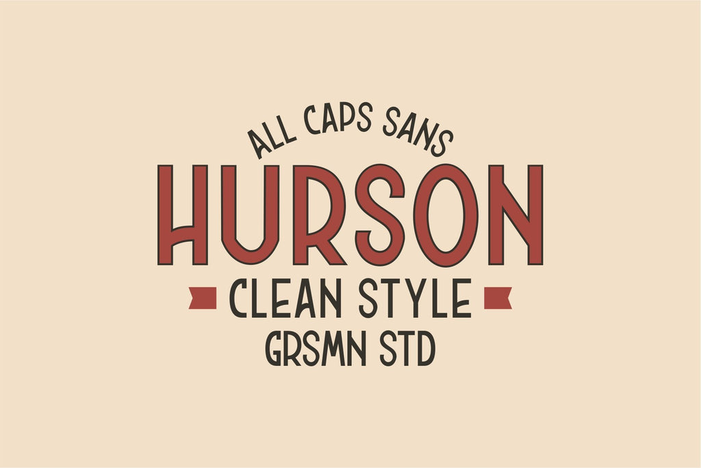 HURSON SANS - Clean Version - So Fontsy
