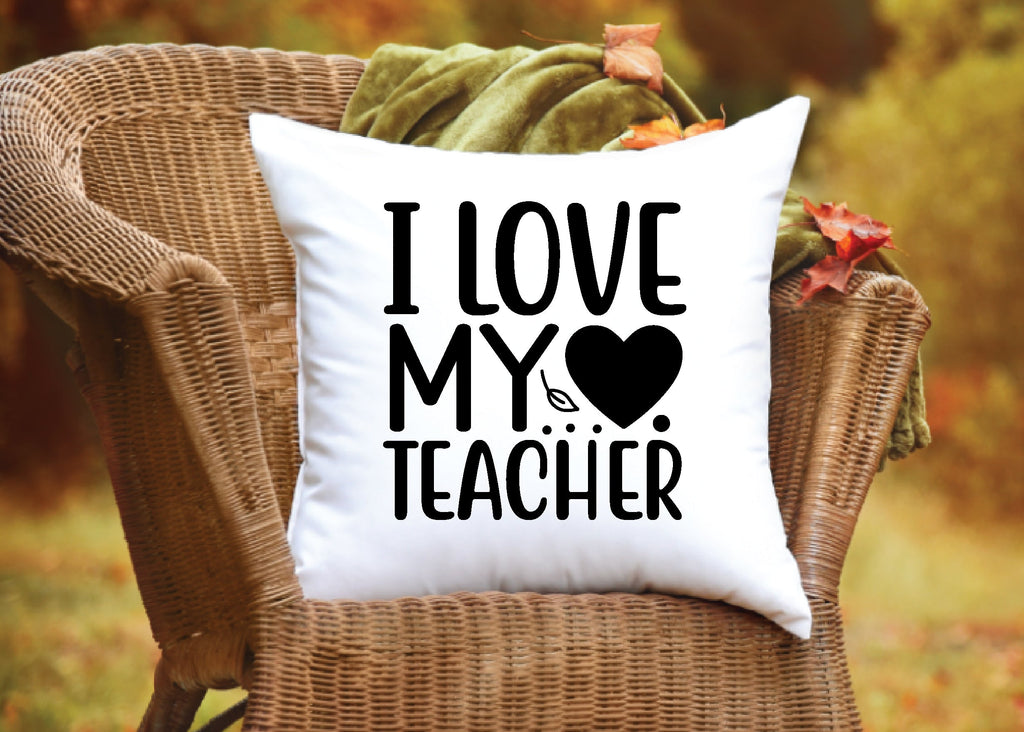 i love my teacher SVG - So Fontsy