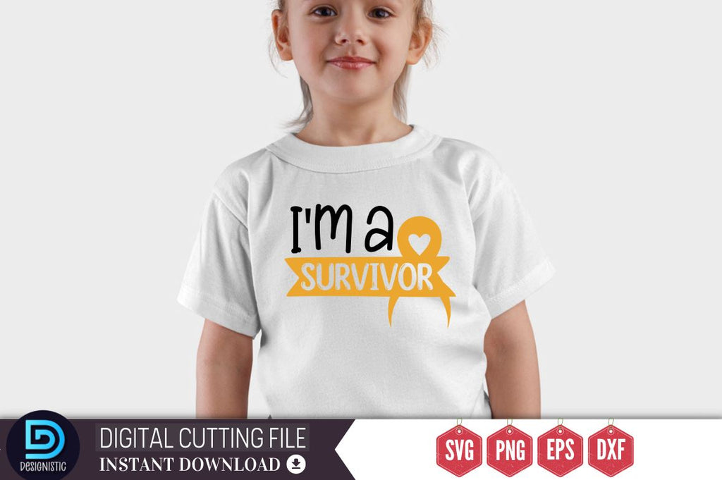 I'm a survivor SVG - So Fontsy