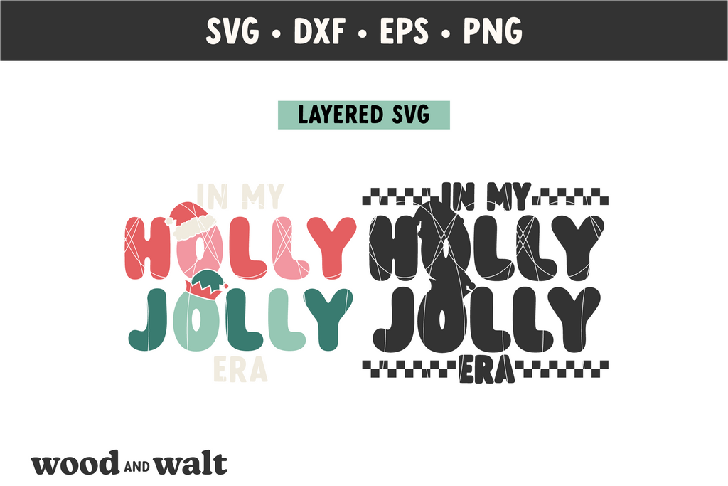 In My Holly Jolly Era SVG | Retro Christmas PNG | Holiday Sublimation ...