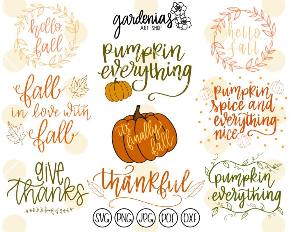 It's Finally Fall Bundle - So Fontsy