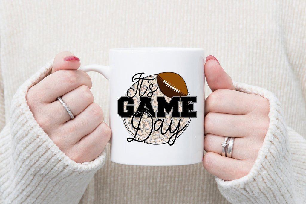 It's Game Day - Football Sublimation Design - So Fontsy