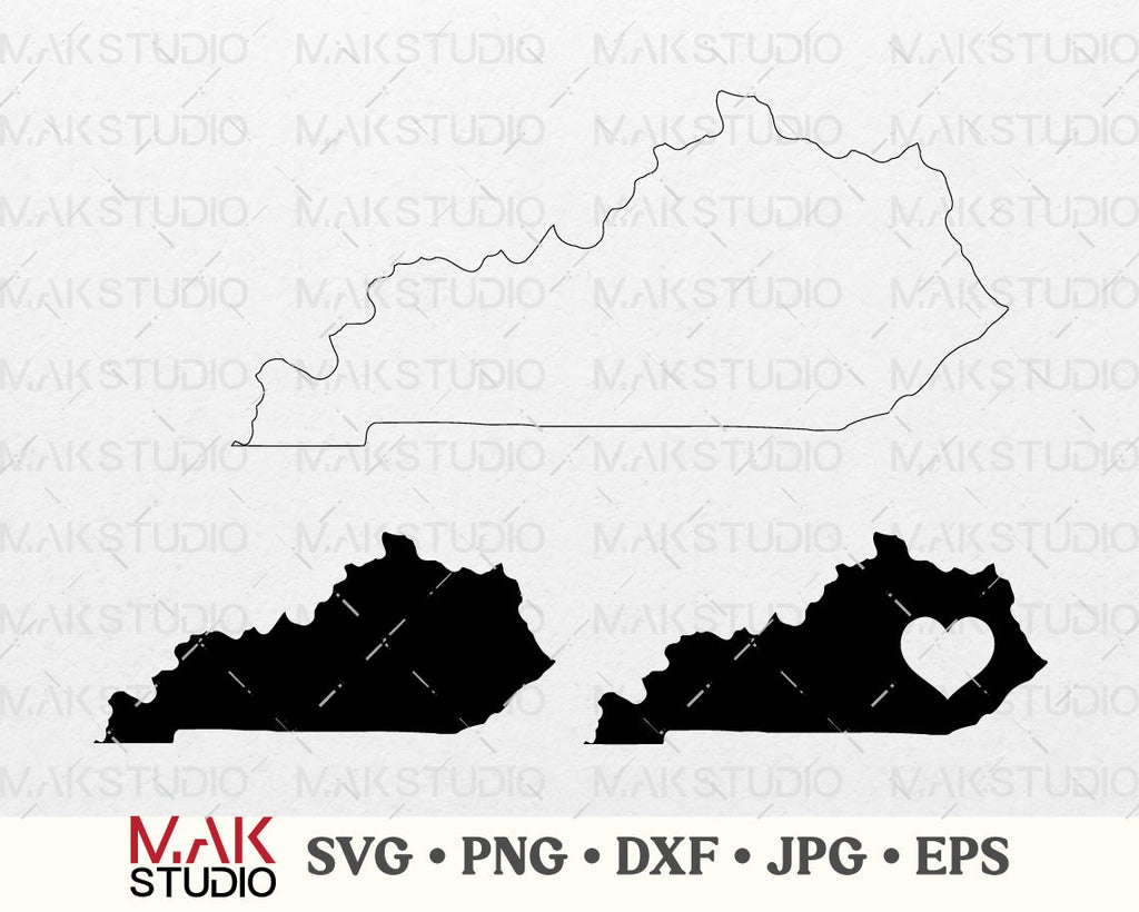 Kentucky svg, Kentucky cut file, Kentucky, Kentucky png, State svg ...