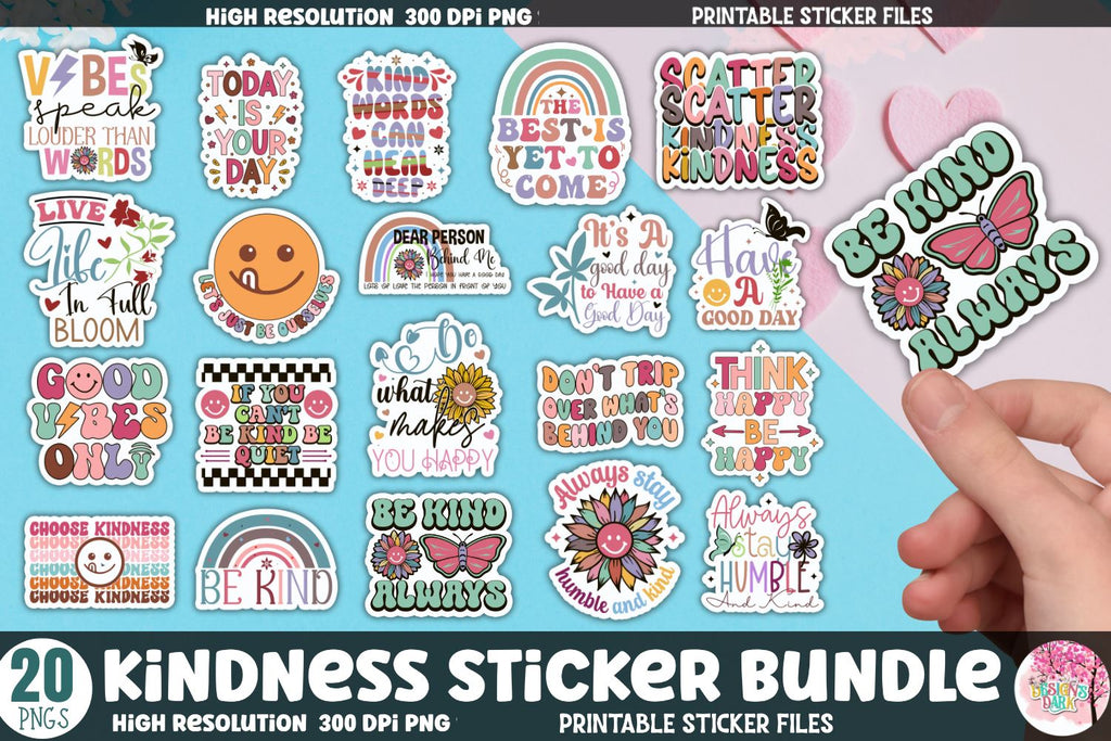 Kindness Sticker Bundle - So Fontsy