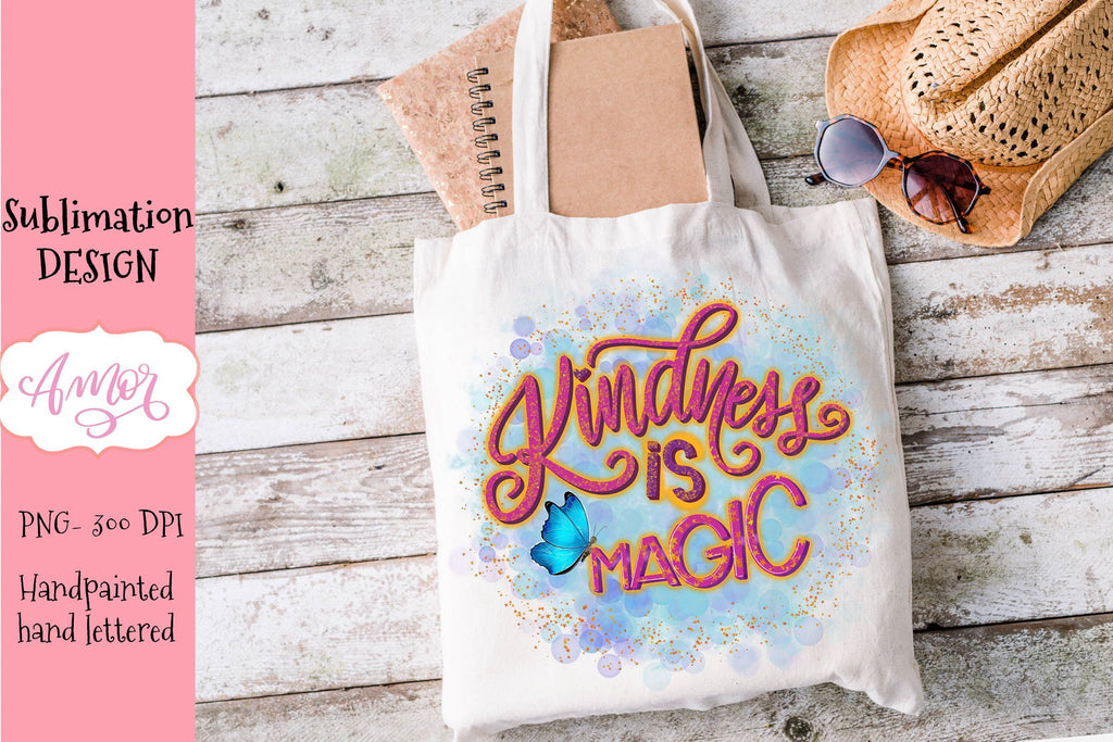 Kindness sublimation design for T-shirts - So Fontsy