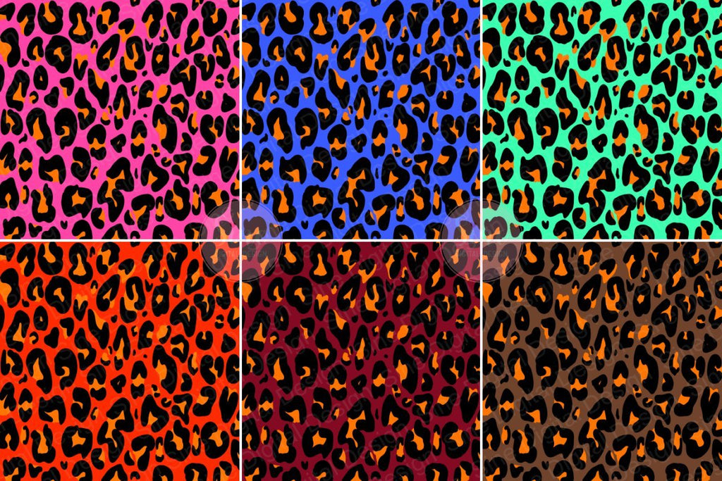 Leopard Digital Papers Backgrounds - So Fontsy