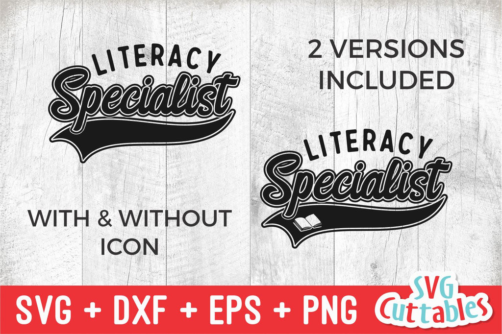 Literacy Specialist svg - Teacher Cut File - Occupation - Swoosh - svg ...