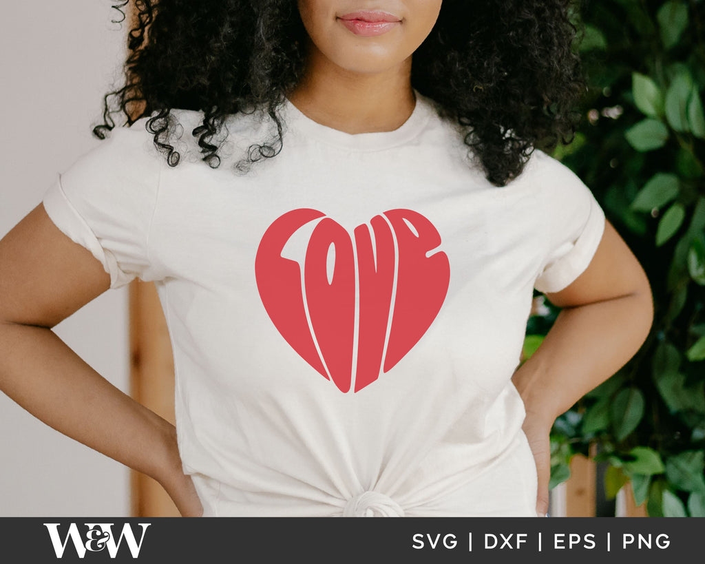 Love Heart SVG | Valentine SVG - So Fontsy