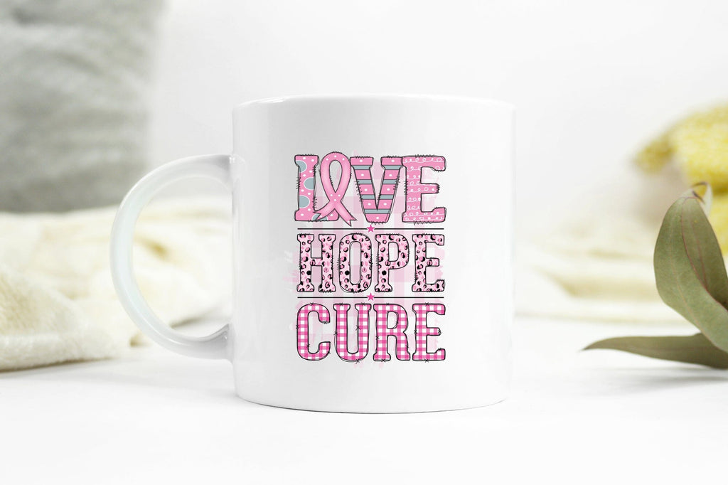 Love Hope Cure | Breast Cancer Sublimation - So Fontsy