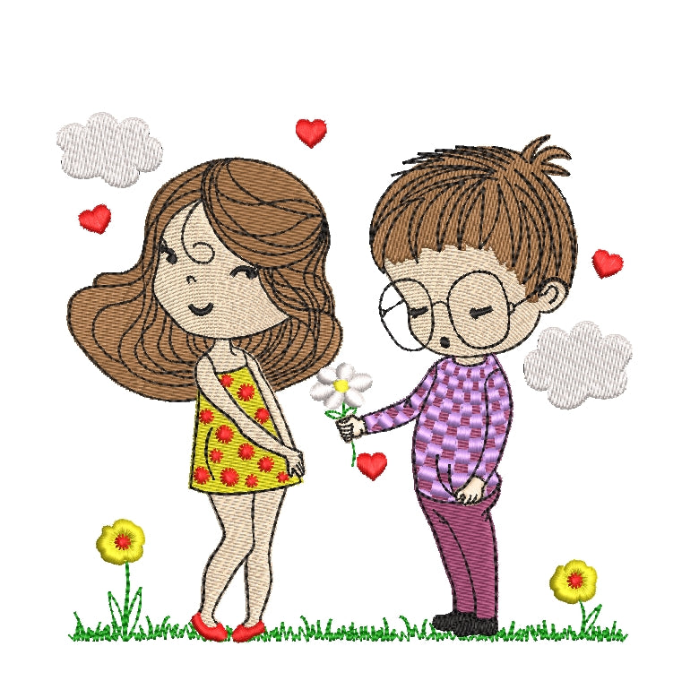 Love machine embroidery design , baby embroidery ,3 sizes. - So Fontsy