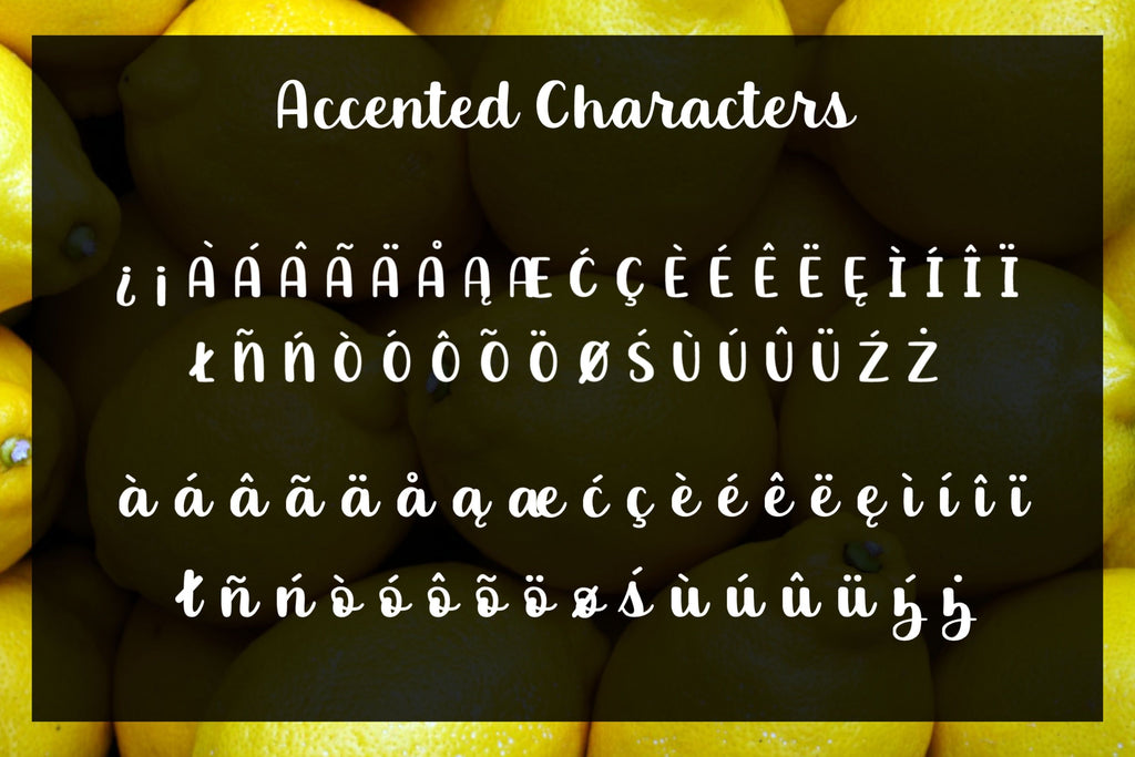 Luscious Lemon - A thick script font - So Fontsy