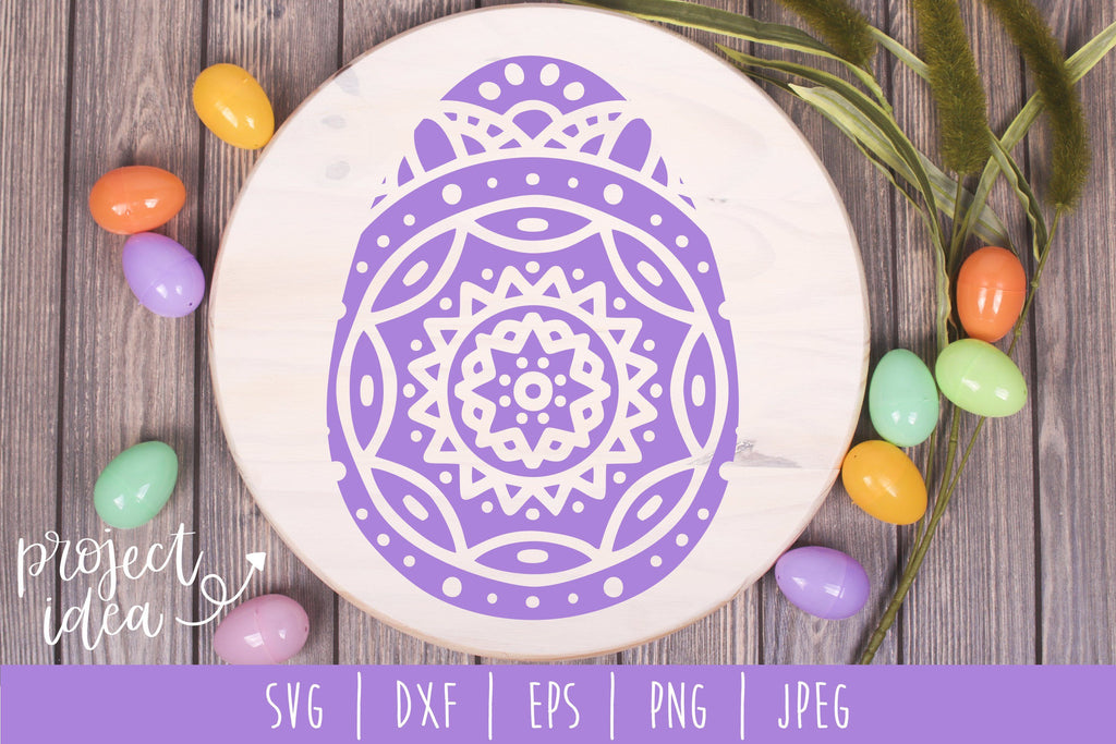 Mandala Easter Egg - So Fontsy