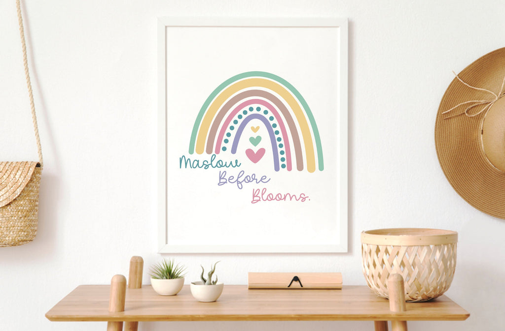 Maslow Before Blooms, Mental Health Svg - So Fontsy