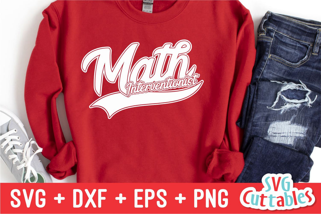 Math Interventionist svg - Teacher Cut File - Occupation - Swoosh - sv ...