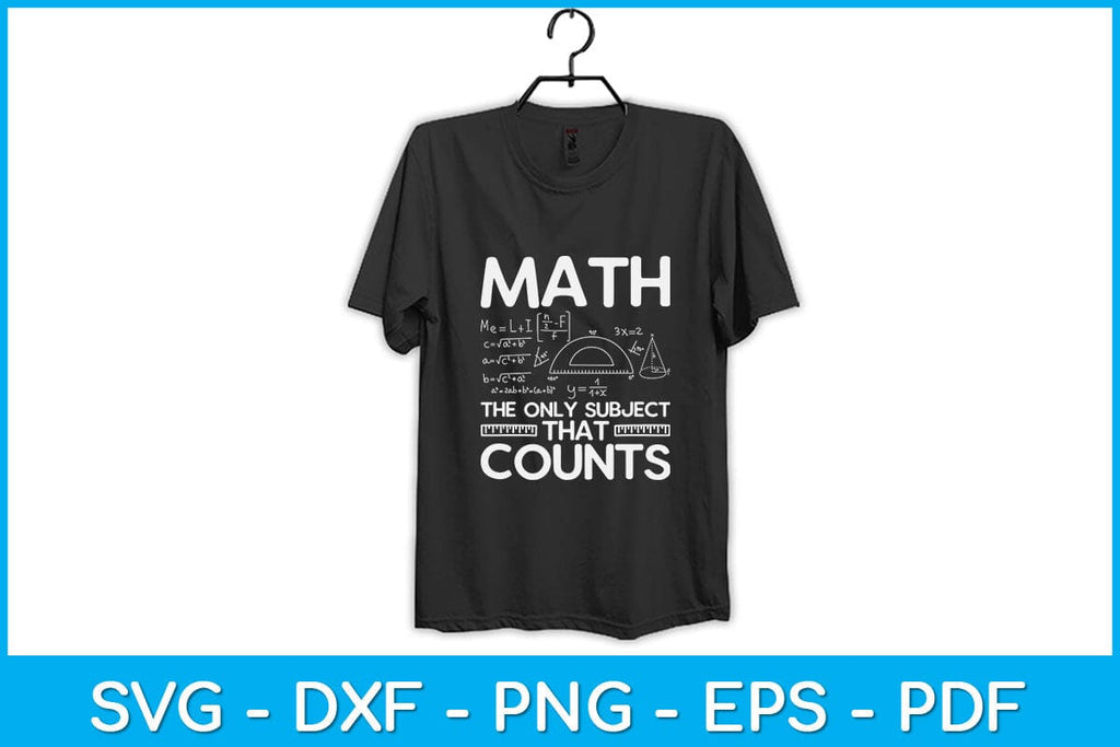 Math Teacher Mathematician Funny Svg Design - So Fontsy