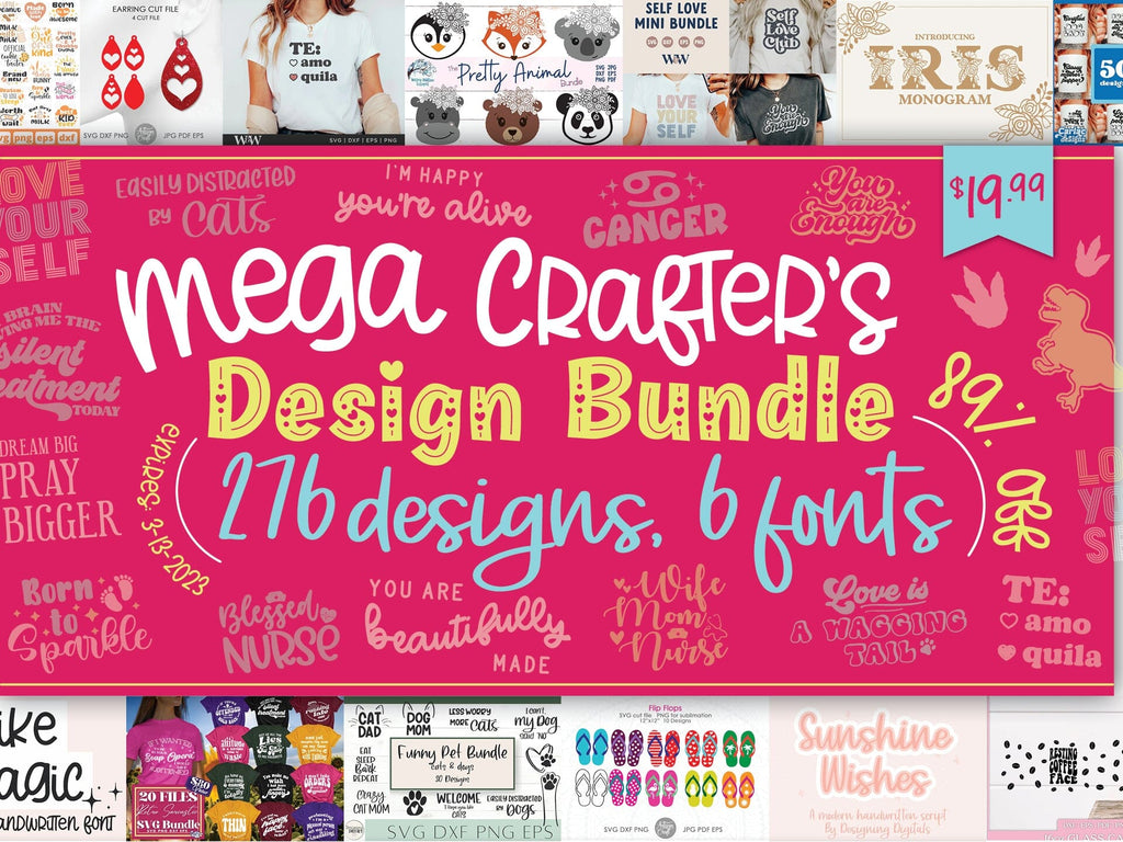 Mega Crafter's Design Bundle - So Fontsy