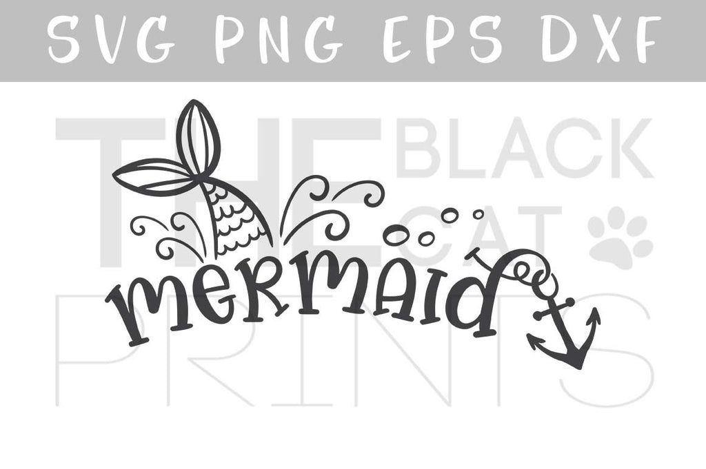 Mermaid cut file | Summer - So Fontsy