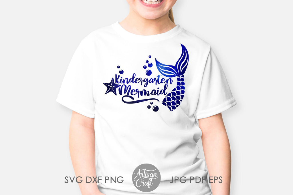 Mermaid tail SVG for back to school | So Fontsy