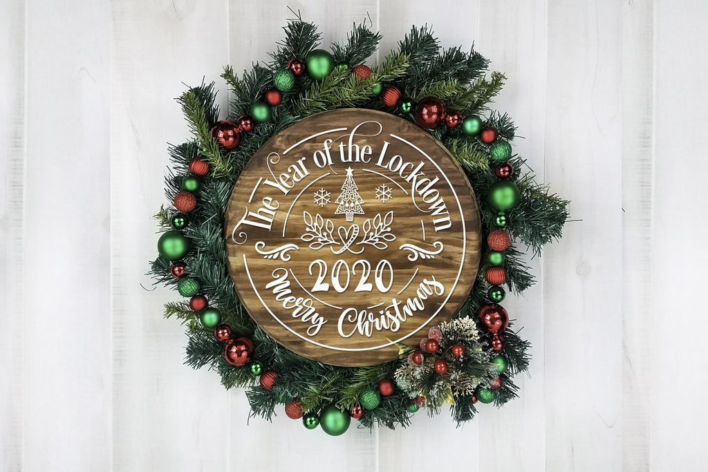 Merry Christmas 2020 SVG - The Year of the Lockdown - So Fontsy