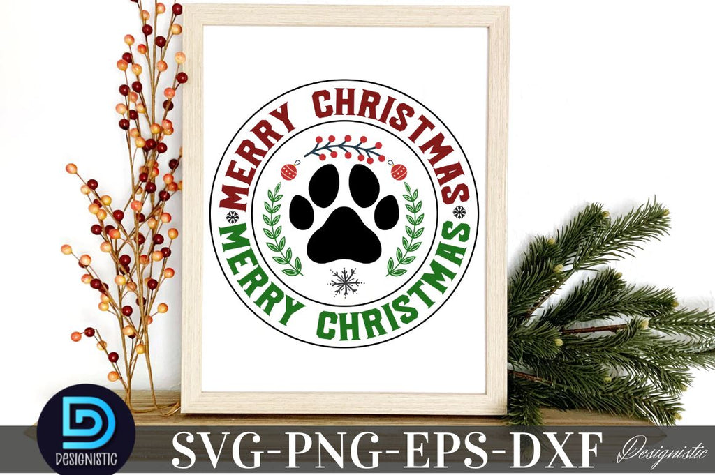 Merry christmas, Mega Christmas Dog SVG Bundle - So Fontsy