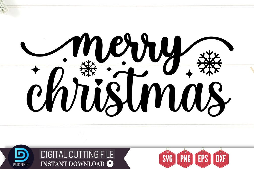 Merry christmas SVG - So Fontsy